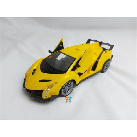jual mainan remote control mobil lamrghini open door buka pintu charger