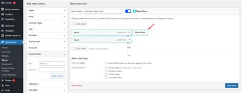 Build Customize Mega Menu With Element Pack Mega Menu Widget