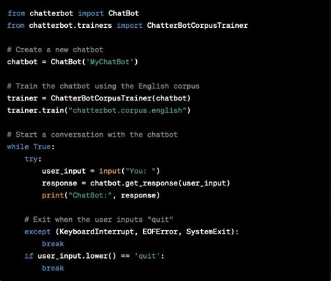 piyas talukder on linkedin this code creates a chatbot using