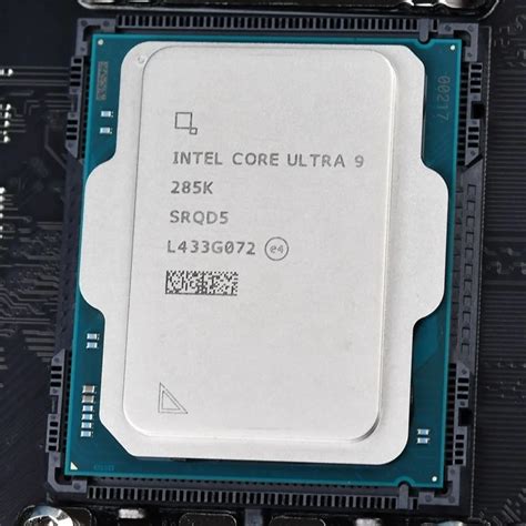 Ultra 9 Processor 285k Srqd5 For Intel Core 24 Cores 24 Threads 3nm L3 36m 3 7 Ghz Fclga1851 Tdp