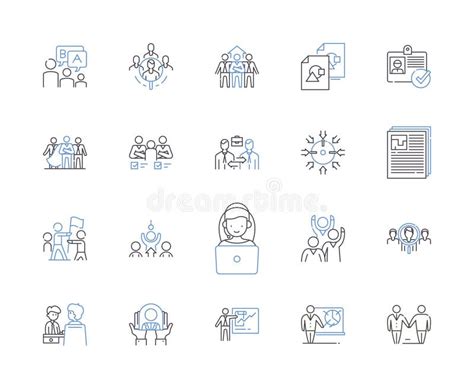 Management Workflow Outline Icons Collection Management Workflow Process Efficiency