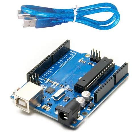 Arduino UNO R ATmega P Placa De Dezvoltare Compatibila Cu Arduino Cablu USB