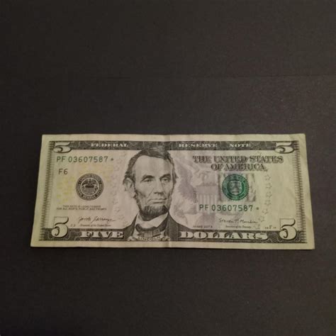 At Auction Collectible Star Us 2017a Five Dollars 5 Bill Note