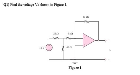 Solved Q Find The Voltage V Shown In Figure Chegg