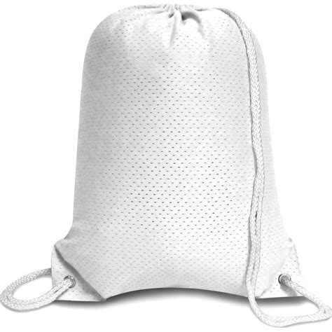 Imprinted Jersey Mesh Drawstring Backpacks