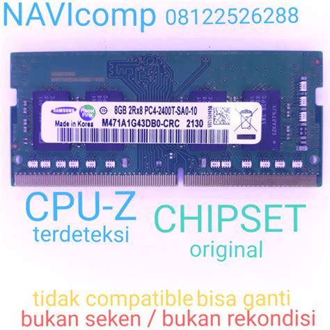 Jual Samsung Ddr4 8gb 2400 Sodim Memory Ddr 4 Notebook Kota Semarang