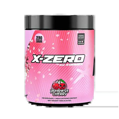 X Zero Japanese Cherry 100 Serv Get It At Gamerbulk