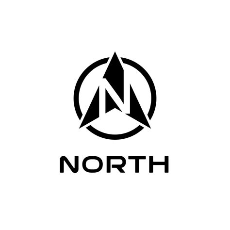 Letter N North Compass Logo Design Template Inspiration 14796795 Vector Art At Vecteezy