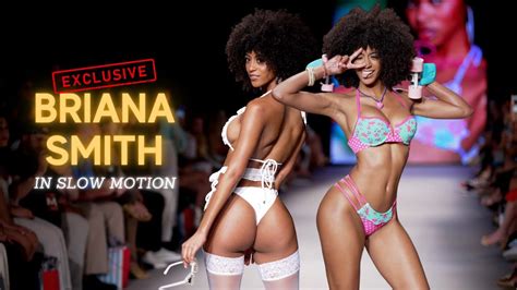 Briana Smith In Slow Motion Miami Swim Week 2023 Youtube