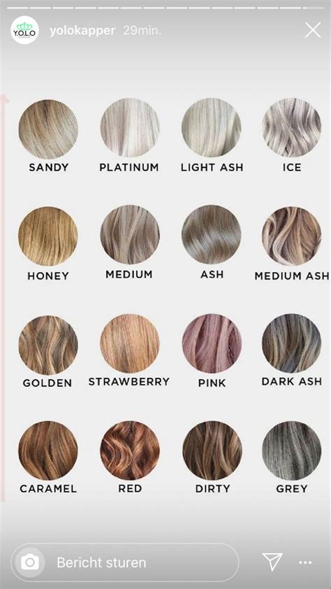 Pin By Ellen Gloudemans On Kapsels Blonde Hair Color Chart Hair Color Chart Long Hair Styles