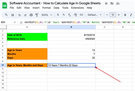How To Calculate Age In Google Sheets Easy Formulas
