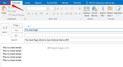 How To Save Any MS Outlook Email As PDF