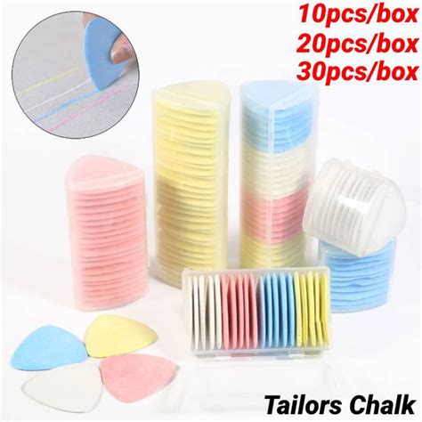 10pcs20pcs30pcs Tailors Chalk Triangle Tailors Fabric Marker Chalk