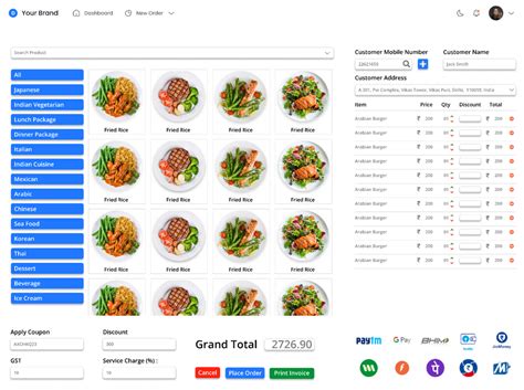 Resturant Billing Ui Figma