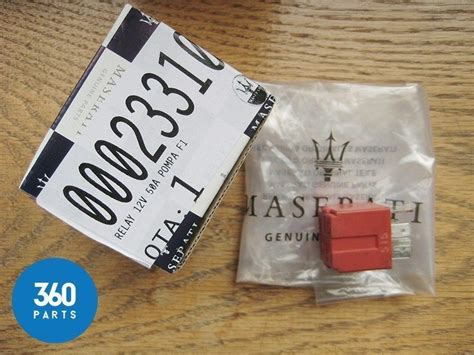 Genuine Ferrari F430 355 360 Maserati Granturismo Mc F1 Pump Red Relay
