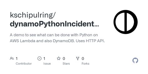 Github Kschipulringdynamopythonincidentreporter A Demo To See What