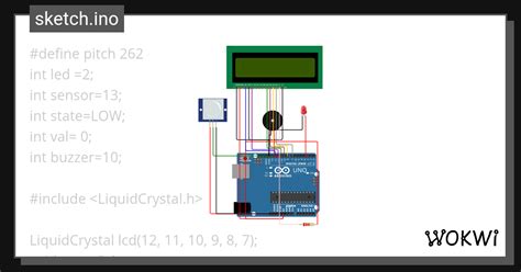 Lab2theft Alarm Wokwi Esp32 Stm32 Arduino Simulator
