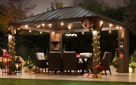 15 Creative Gazebo Lighting Ideas For A Magical Outdoor Escape