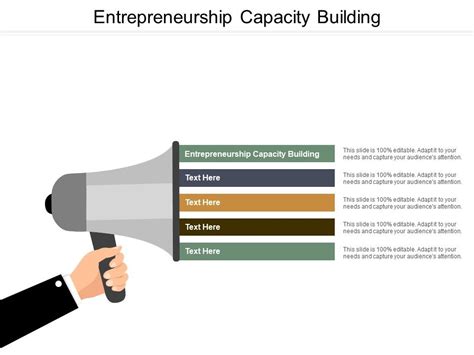 Entrepreneurship Capacity Building Ppt Powerpoint Presentation Infographic Template Background