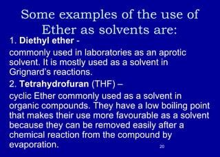 Organic Chemistry Lecture Module Ether Pdf
