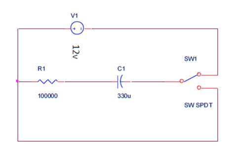 Solved In The RC Circuit Above The Capacitor In The Circuit Chegg Com