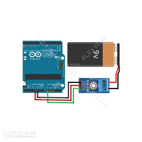 Módulo Sensor De Voltaje Dc De 0 A 25v Para Arduino Plexylab