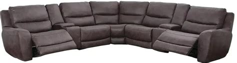 Cheers By Man Wah 7 Piece Texas Granite Power Reclining Sectional By