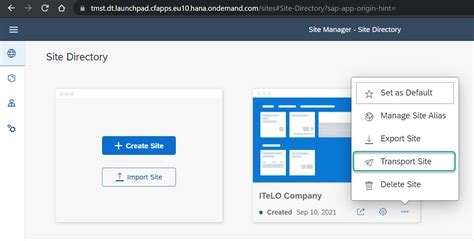 Transport Fiori Launchpad Sites On Sap Btp Using S Sap Community