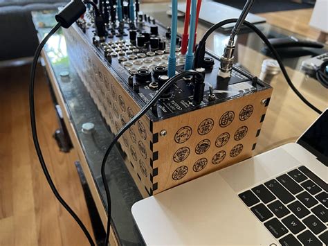 My Foldable Diy Modular Synth Case With Doepfer Psu3 Both Parts Connected With 4pin Xlr R