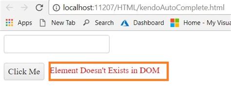 Check If The Html Element Exists Or Not