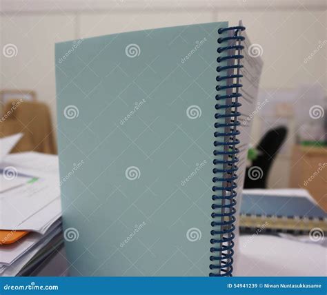 Notebook With Spiral Spine Stock Image Image Of Front 54941239