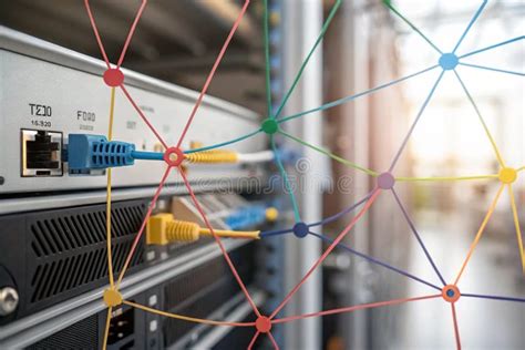 Communication Network Concept Abstract Background Stock Illustration Illustration Of