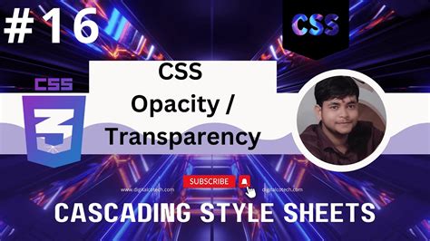 Css Opacity Transparency All Css Tutorial For Beginners In