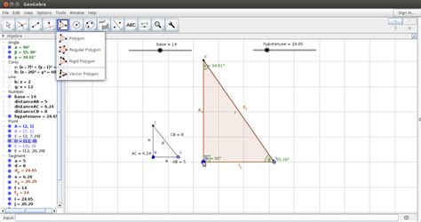 Learn Creating A Construction With Geogebra Open Educational Resources