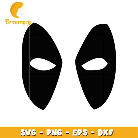 Deadpool Eyes Svg Cut File Dreamsvg Store