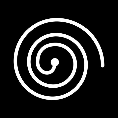 Spiral White Color Icon 5298291 Vector Art At Vecteezy
