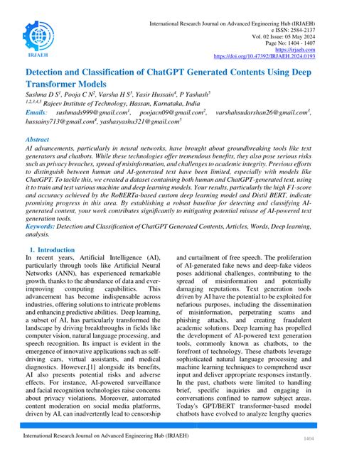 Pdf Detection And Classification Of Chatgpt Generated Contents Using