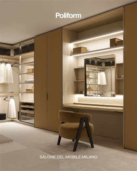 Poliform Poliform Added A New Photo Luxury Closets Design Wardrobe Interior Design Walk