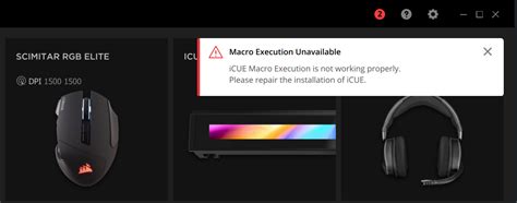 macros on mouse not working i repaired and uninstalled and reinstalled
