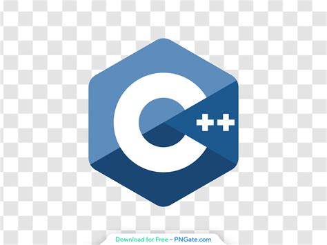 C Programming Language Emblem Blue Hexagon Free Png Pngate