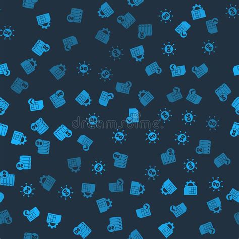 Set Sim Card Setting 5g Network And Server On Seamless Pattern