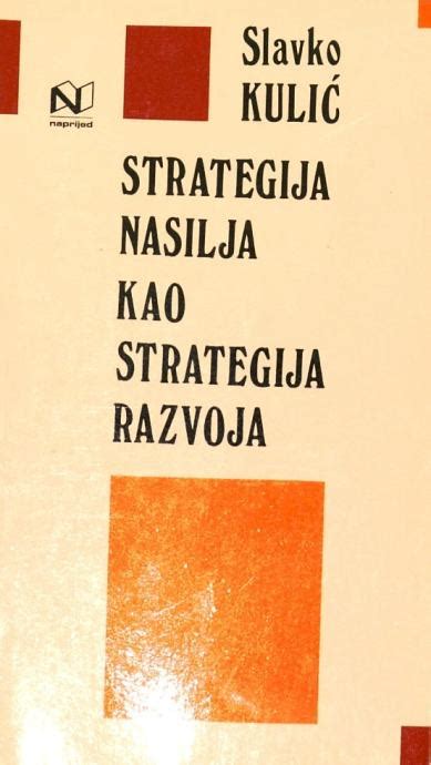 Strategija Nasilja Kao Strategija Razvoja Slavko Kulić