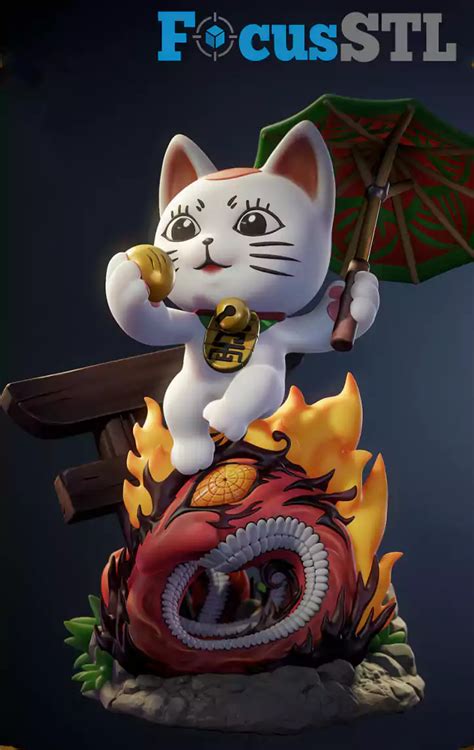 Dandadan Cat Stl 3d Print Model Focusstl