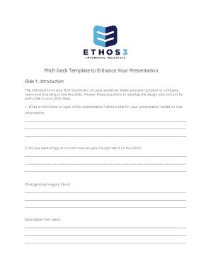 Fillable Online Slide Introduction Fax Email Print PdfFiller