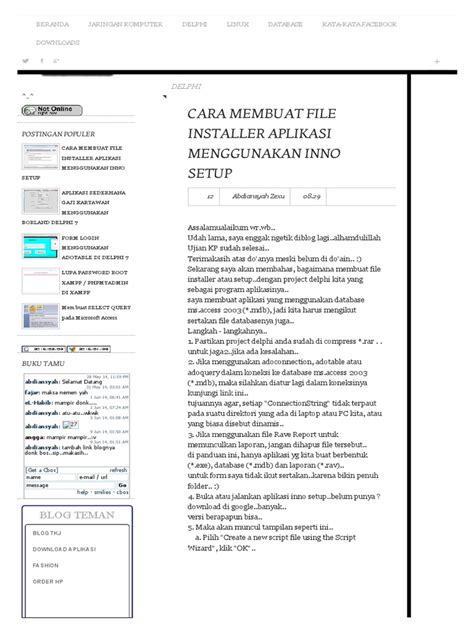 Cara Membuat File Installer Aplikasi Menggunakan Inno Setup Dont Try