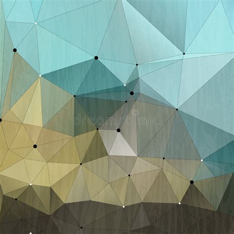 Vector Triangular Elements Business Background Stock Vector