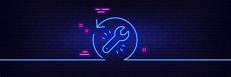 Recovery Tool Line Icon Backup Data Sign Restore Vector Image