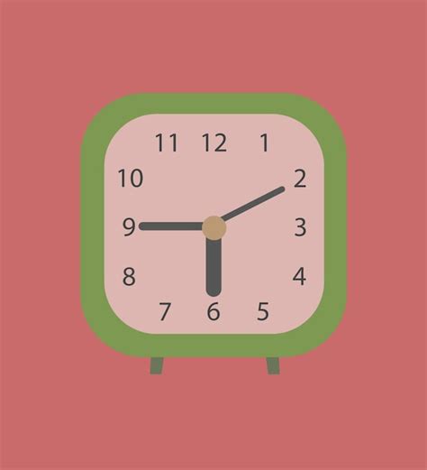 Premium Vector Clock Vector Illustration