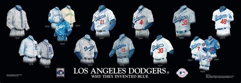 Los Angeles Dodgers Uniform And Team History Heritage Uniforms And