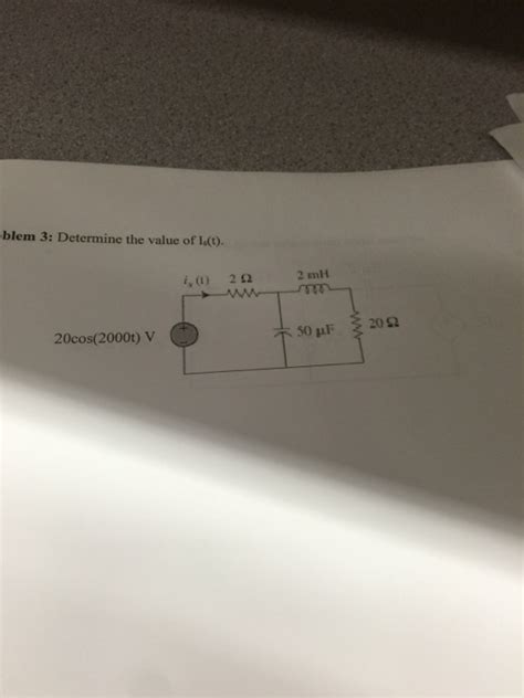 Solved Determine The Value Of Is T Chegg Com